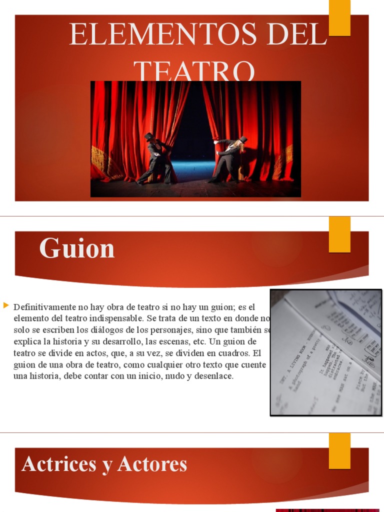 Elementos Del Teatro | PDF | Teatro