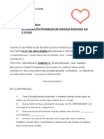 Contrato de Amor y Fidelidad para Parejas | PDF | Amor | Violencia