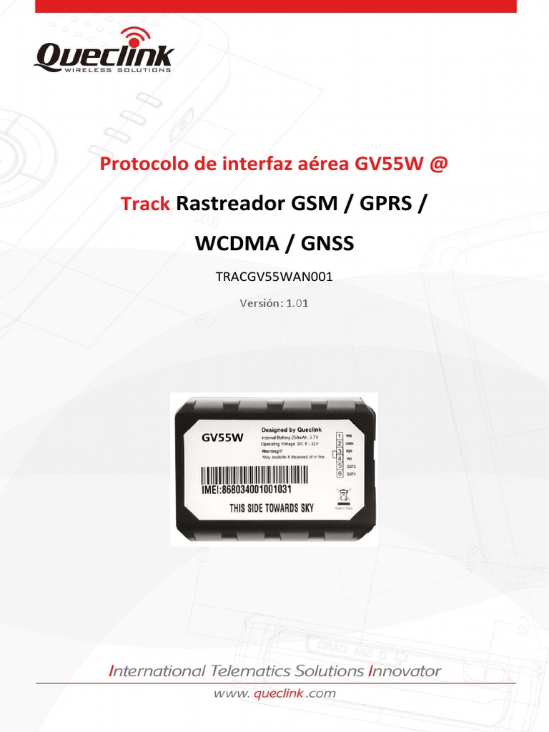 Manual de configuración GV55W | PDF | Protocolo de Control de ...