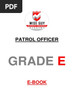 Grade E Book | PDF | Arrest | Security Guard