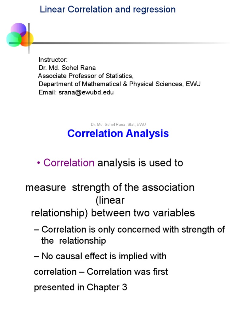 STA102 - Simple Corr - Regression | PDF | Correlation And Dependence ...