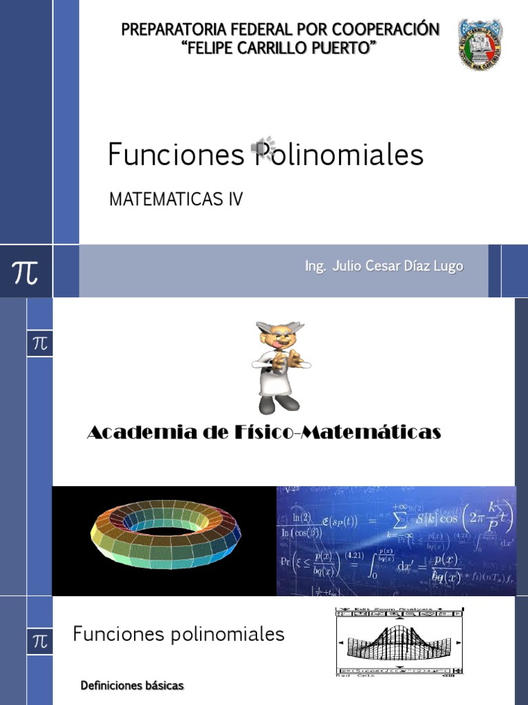 Introducción A Las Funciones Polinomiales | PDF | Polinomio | Relaciones matematicas