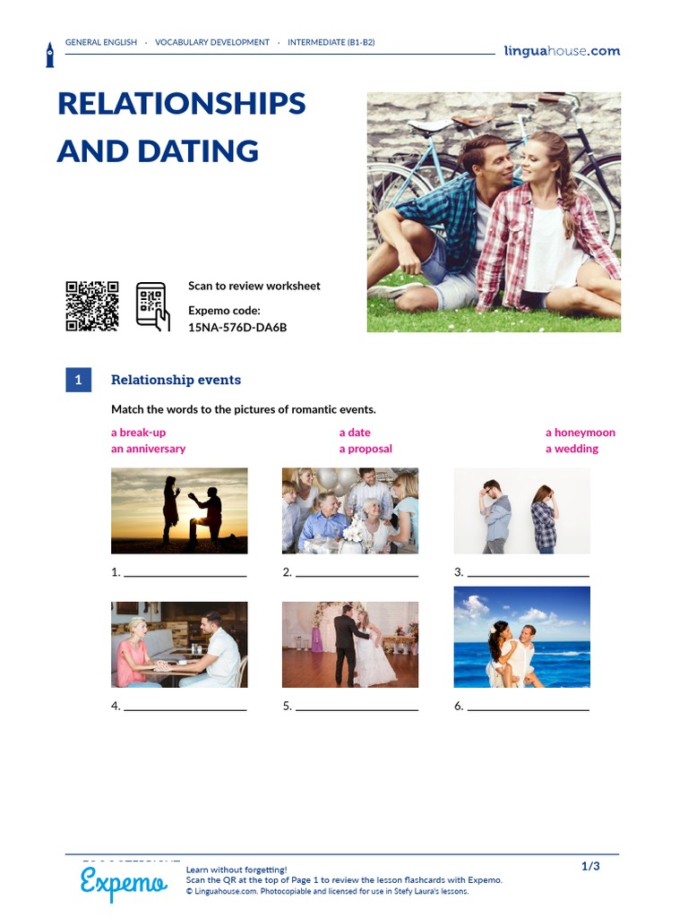 Relationships and Dating: Relationship Events | PDF | Social ...