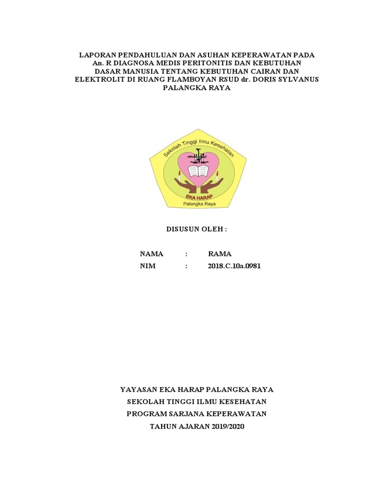 Asuhan Keperawatan Peritonitis di RSUD Palangka Raya | PDF