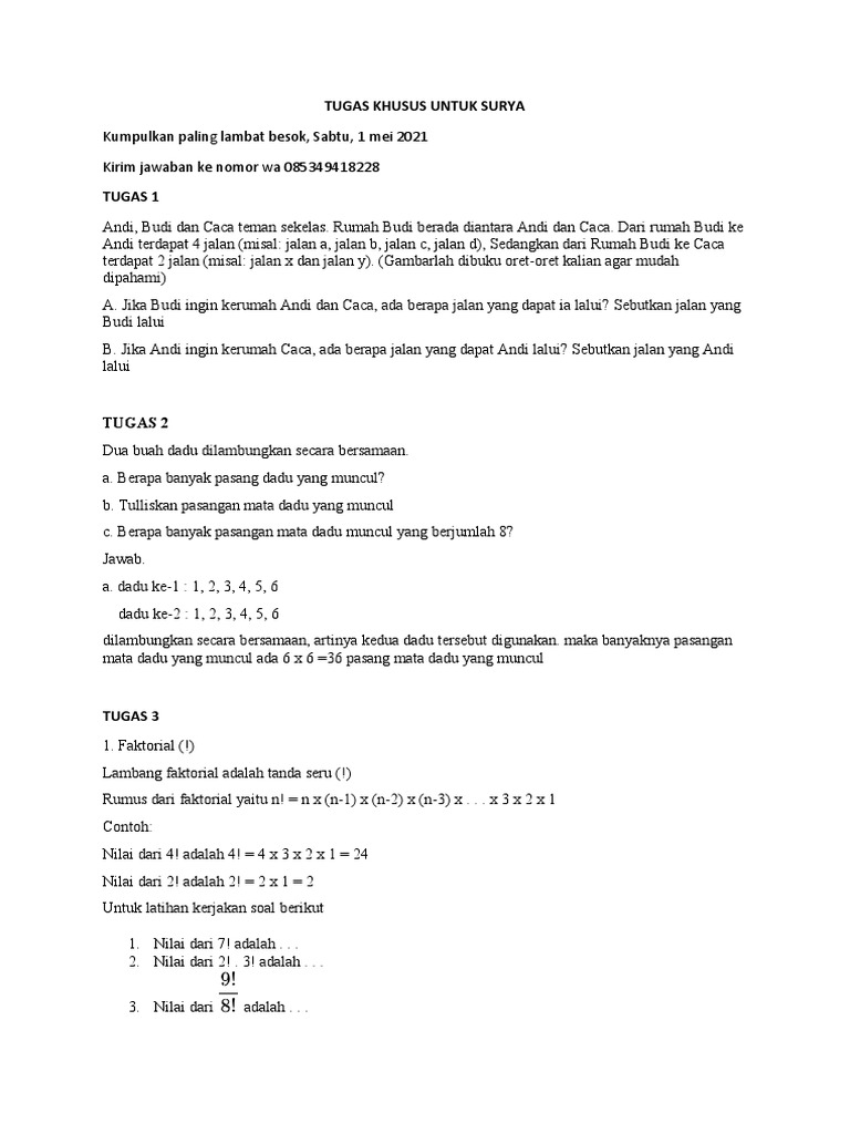 Tugas XII IPA | PDF | Metode & Bahan Ajar