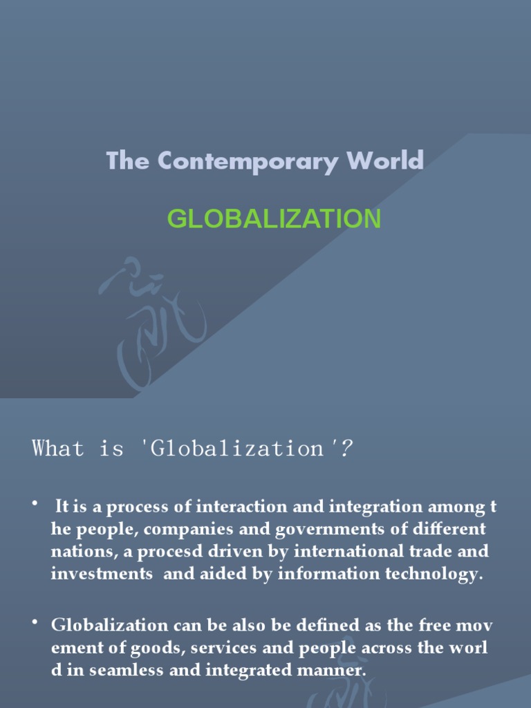 Understanding Globalization: Pros and Cons | PDF | Globalization ...