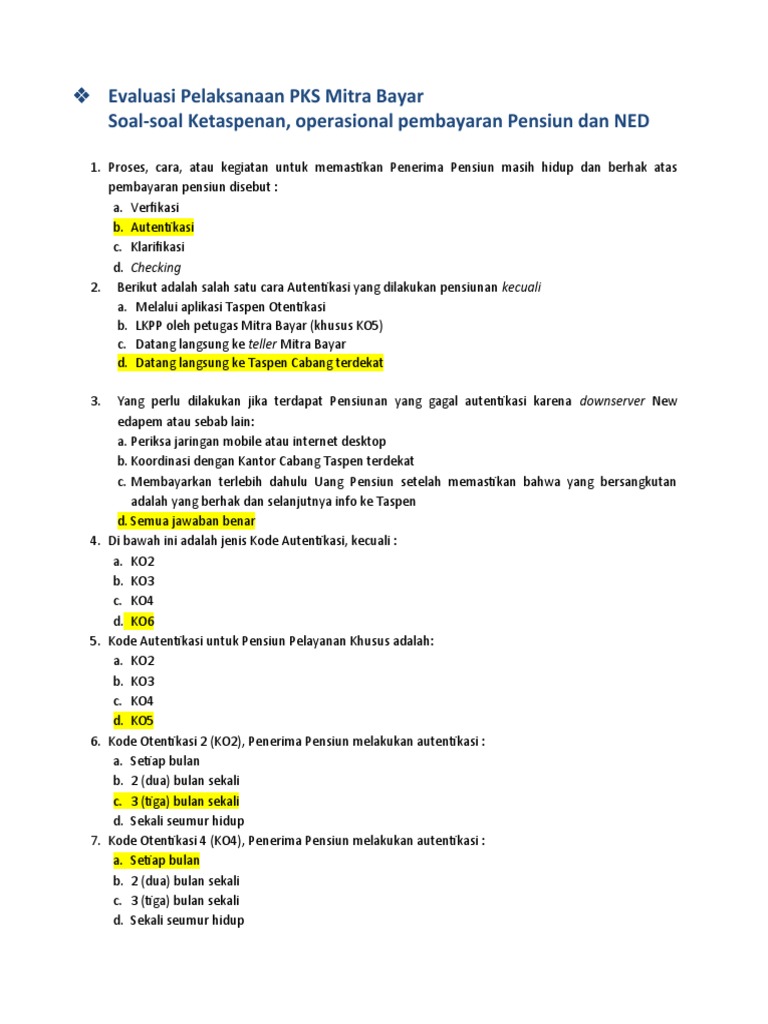 PKS MITRA BAYAR | PDF