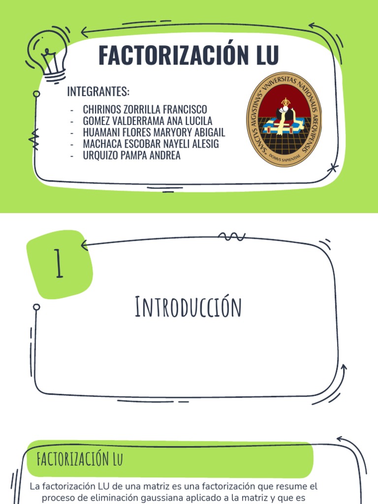 Factorización Lu Metodos Numericos | PDF | Matriz (Matemáticas) | Matemáticas De La Computación