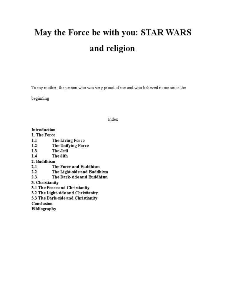 May The Force Be With You | PDF | Jedi | Darth Vader