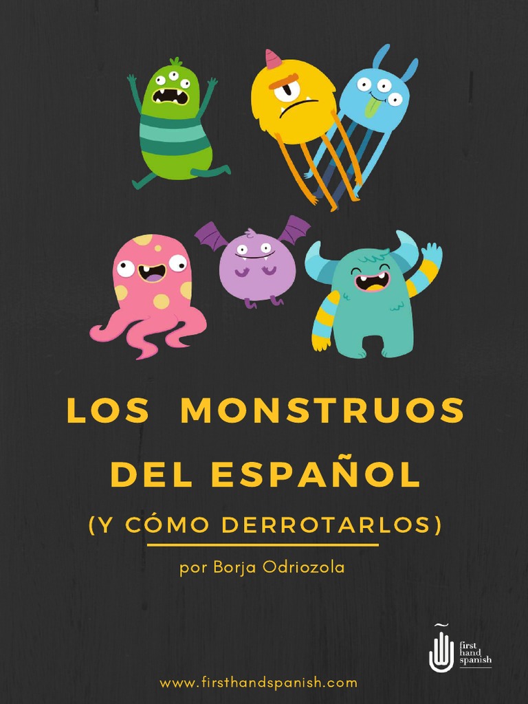 Verbos - Los-Monstruos-Del-Español | PDF | Estudios de idiomas ...