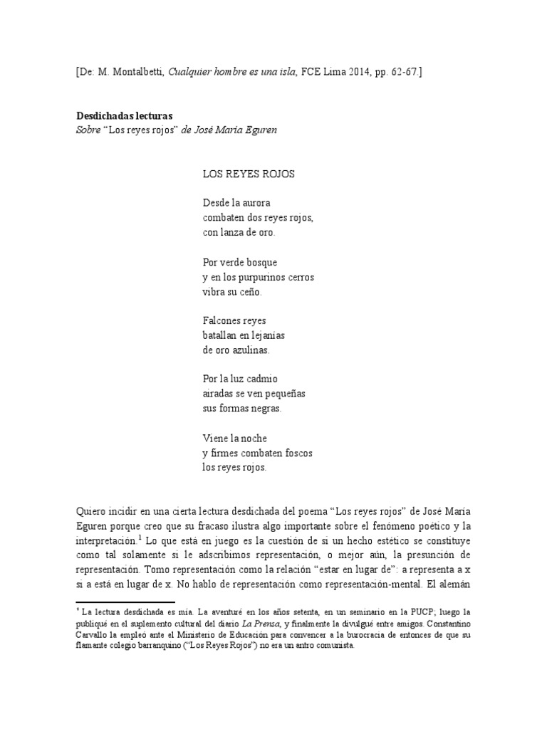 Los Reyes Rojos | PDF