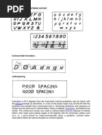 Inclined Single Stoke Gothic Lettering Final | PDF