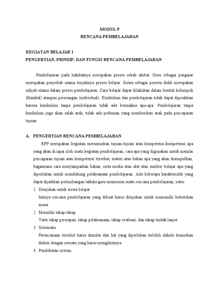 Resume Modul 9-10 Kurikulum | PDF | Seni