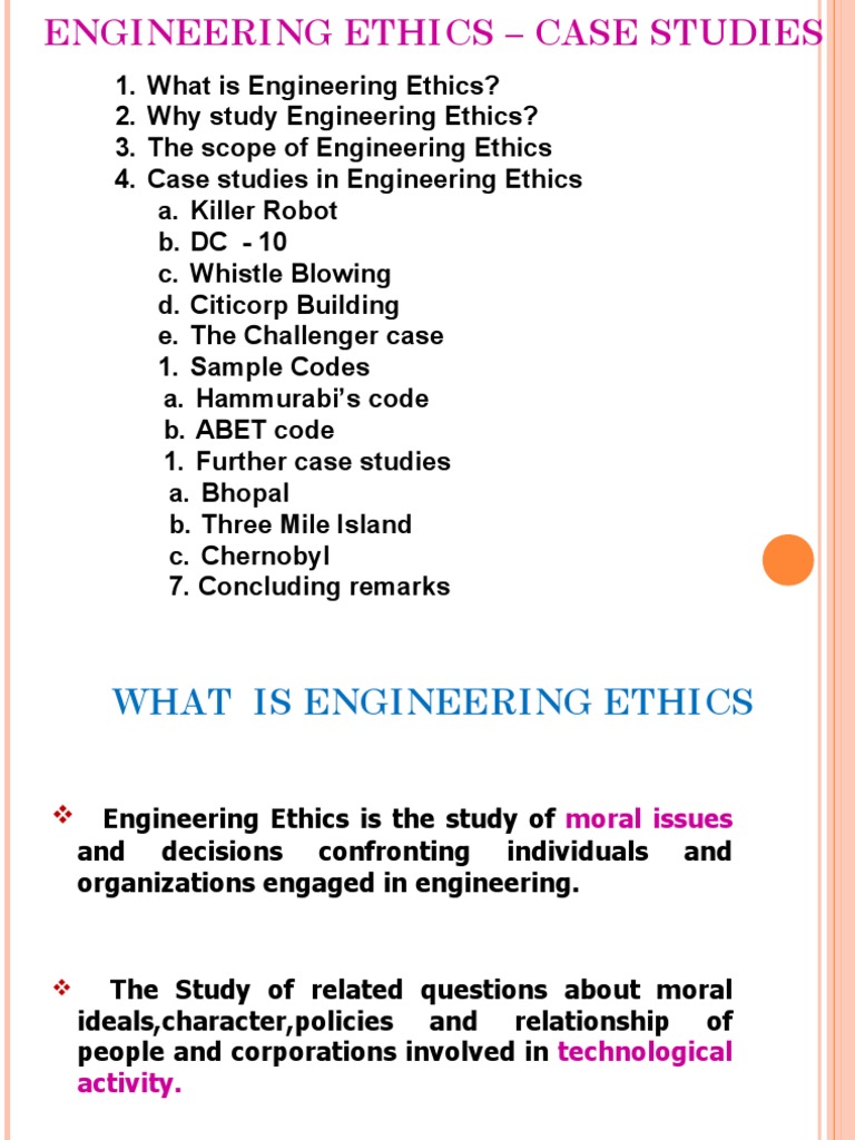 Engineering Ethics & cases | Nature