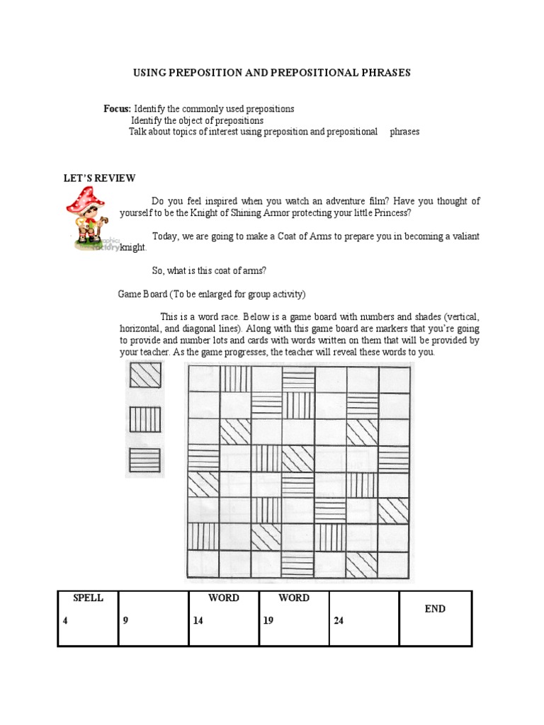 Prepositions Prepositional Phrases | PDF | Preposition And Postposition ...