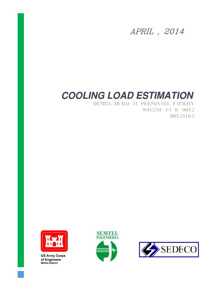 Im j1 Personnel Cooling Load Estimation 2014 | PDF | Ventilation ...