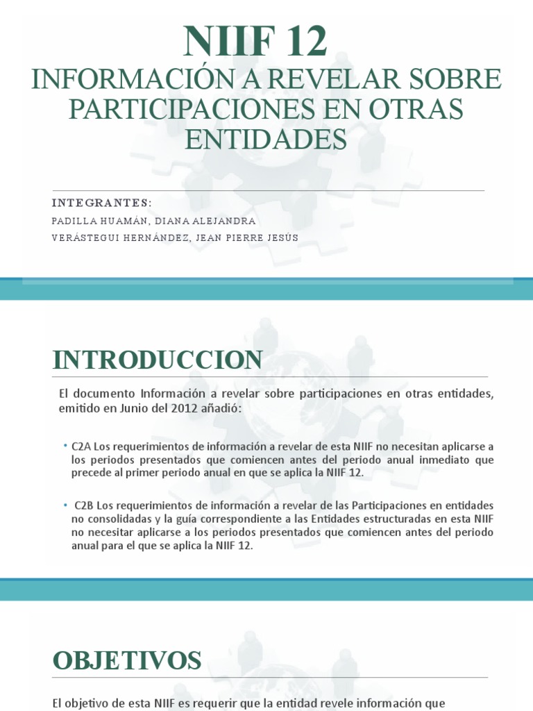 13 Niif 12 Teoría | PDF | normas internacionales de INFORMACION ...