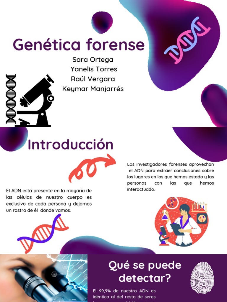 Técnicas de Genética Forense | PDF | Adn | Microsatélite