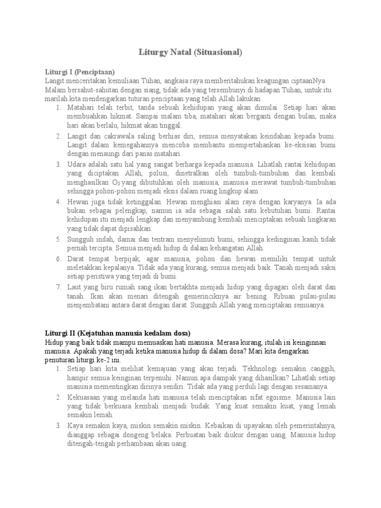 Liturgi Naposo Bulung HKBP LD Borbor | PDF