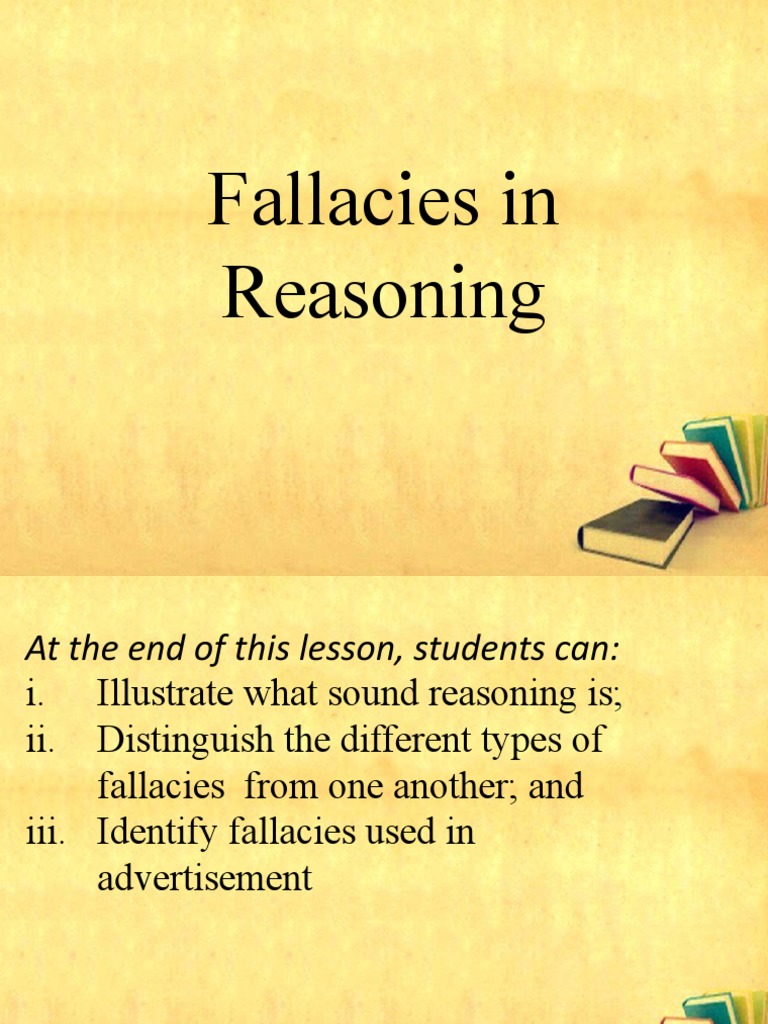 Understanding Fallacies in Reasoning | PDF | Fallacy | Deductive Reasoning