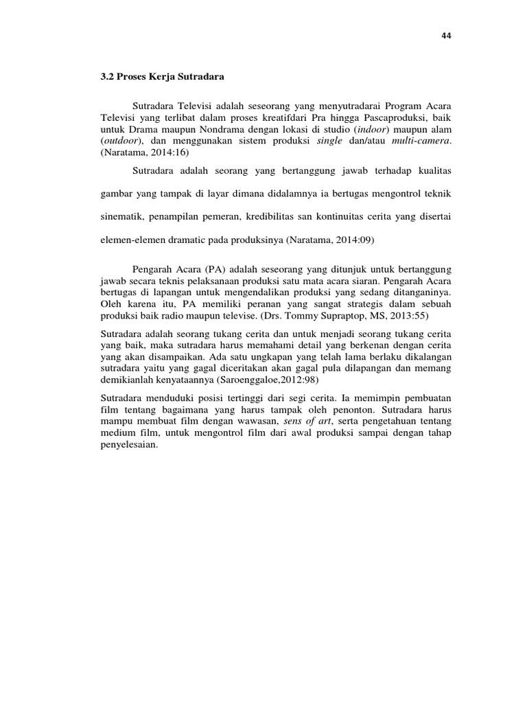 2 Lembar Kerja Sutradara | PDF