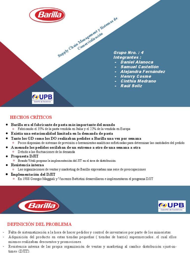 Grupo #4 Caso Barilla | PDF | Marketing | Economias