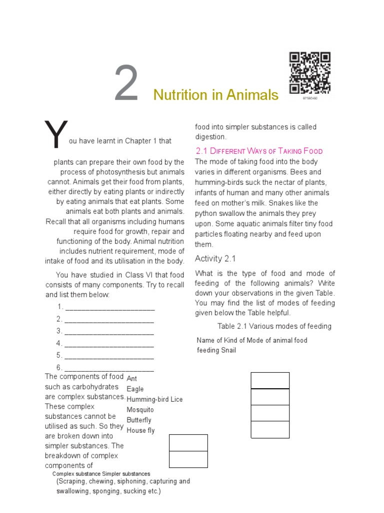 NCERT Book Class 7 Science Chapter 2 | PDF | Digestion | Human ...