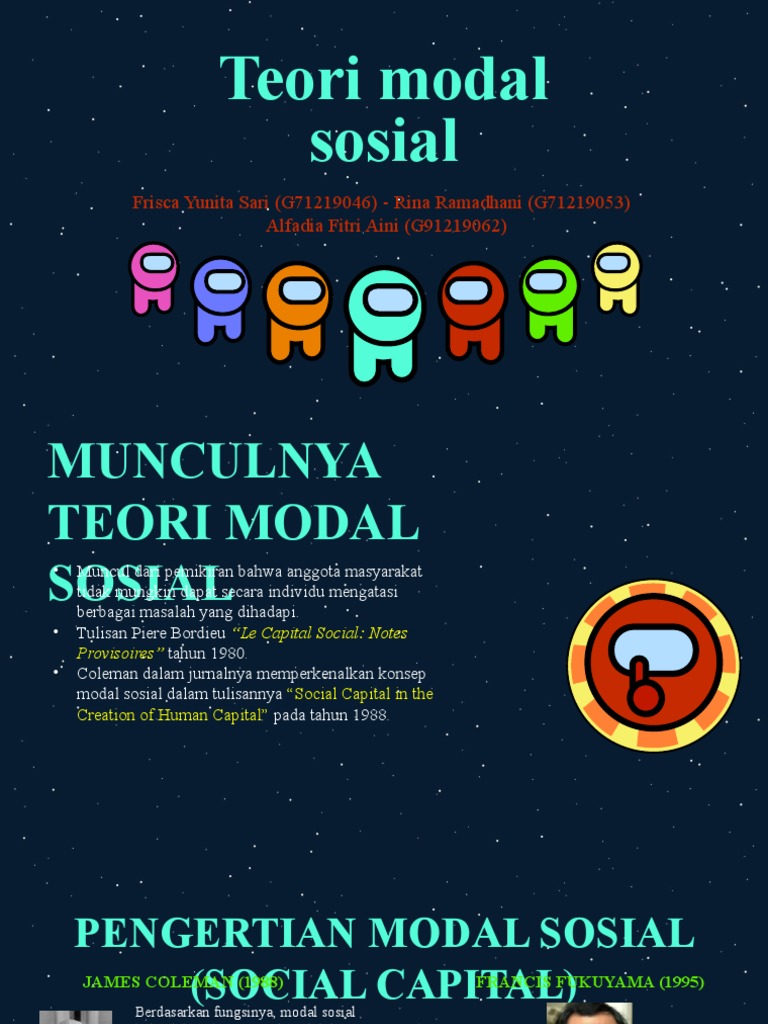 Teori Modal Sosial dan Pembangunan Masyarakat | PDF | Karier & Perkembangan