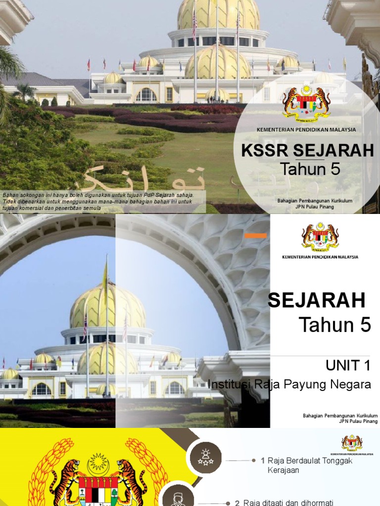 KSSR Sejarah Tahun 5 Bab 1 | PDF