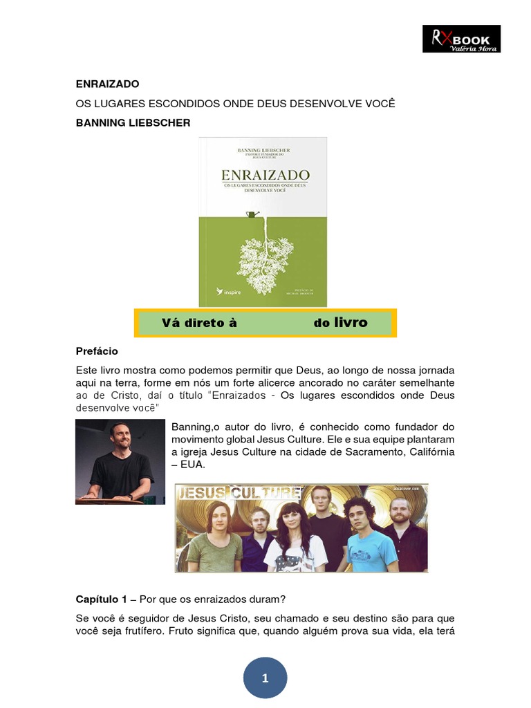 Enraizados - Banning Liebscher | PDF | Deus | Jesus