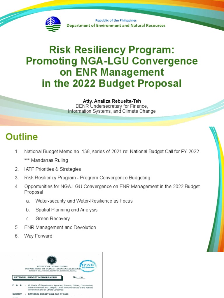 DENR USec TEh Meeting With Leagues (Fnctions Devoled Per Mandanas ...