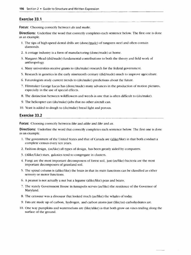 Errors With Word Choice | PDF