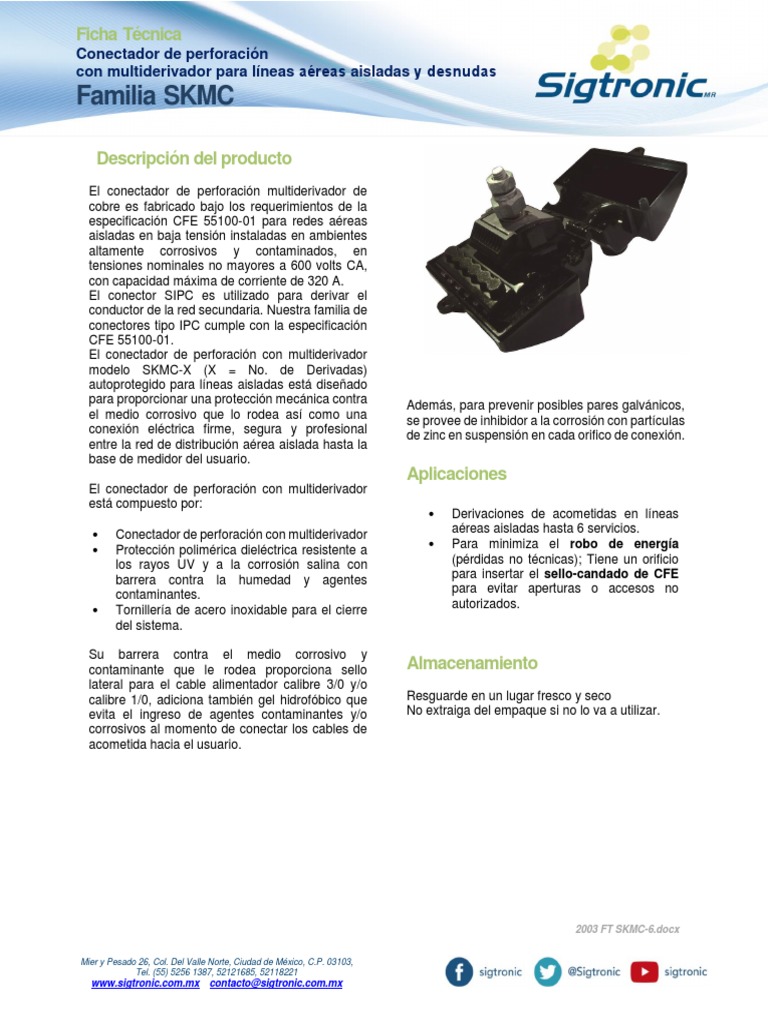 SKMC 6 | PDF | Cobre | Ingenieria Eléctrica