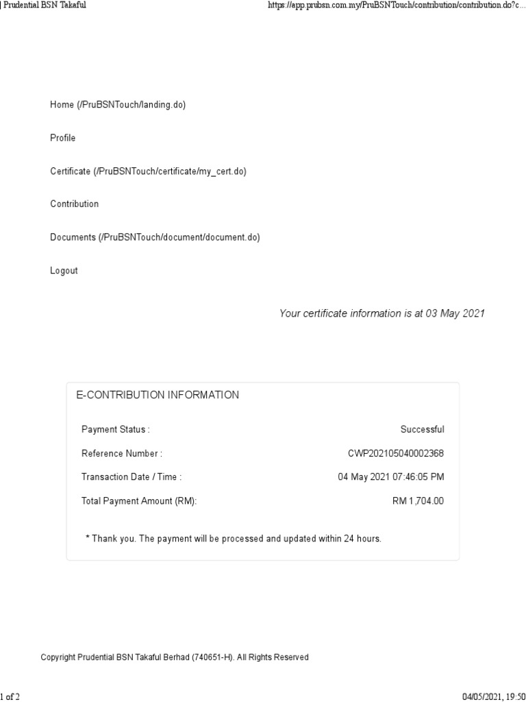 Contribution Hi Bah April 2021 | PDF | Business | Social Science