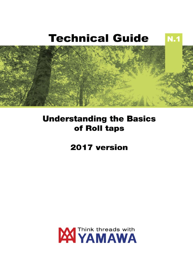 Roll Taps 2017 Web | PDF | Mechanical Engineering | Industrial Processes