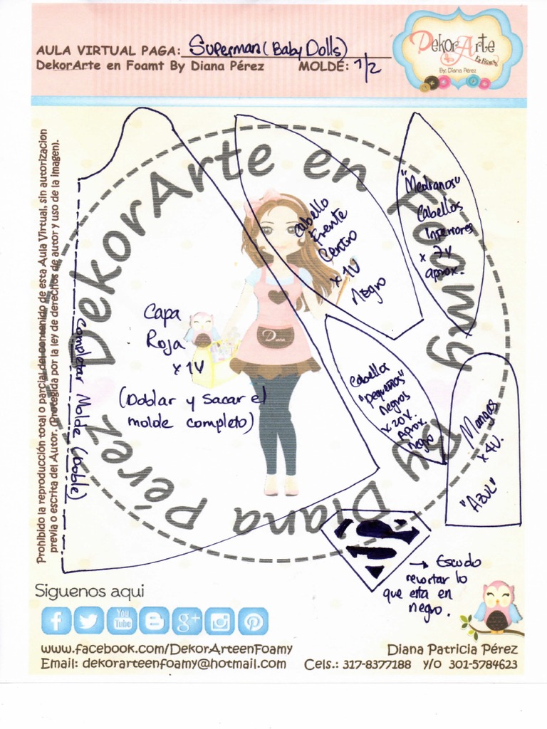Molde Superman | PDF