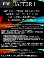 Implementing Rules and Regulations of NSTP | PDF | Reserve Officers' Training Corps | Justice