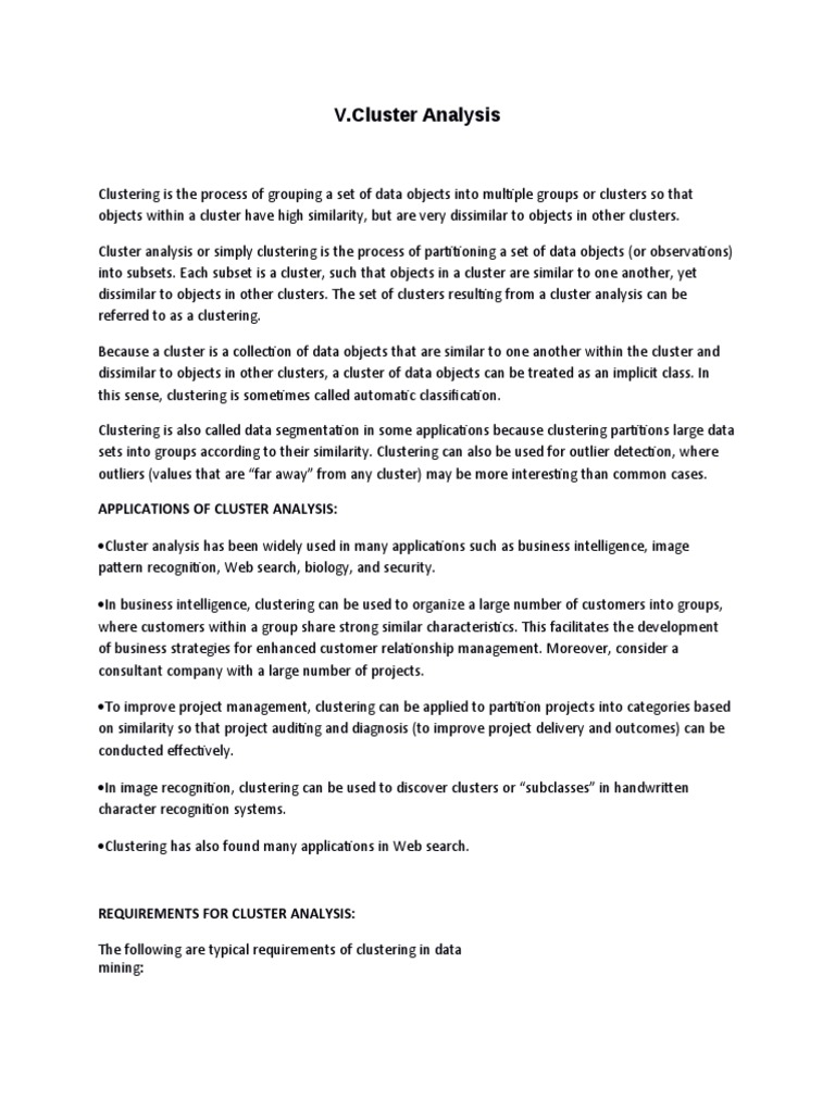DWDM Unit-5 | PDF | Cluster Analysis | Algorithms