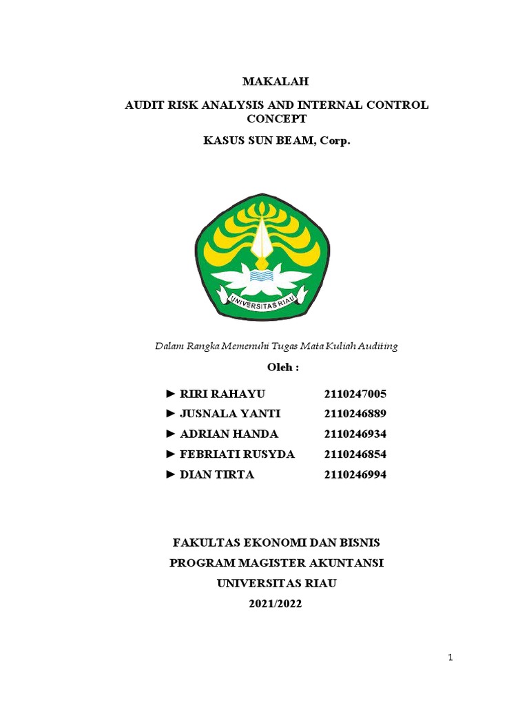 Makalah-Audit-Sunbeam (Kel 3) | PDF