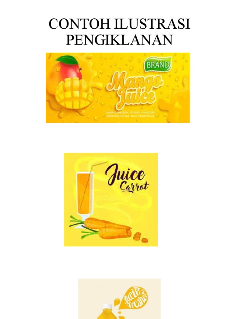 Contoh Ilustrasi Pengiklanan | PDF