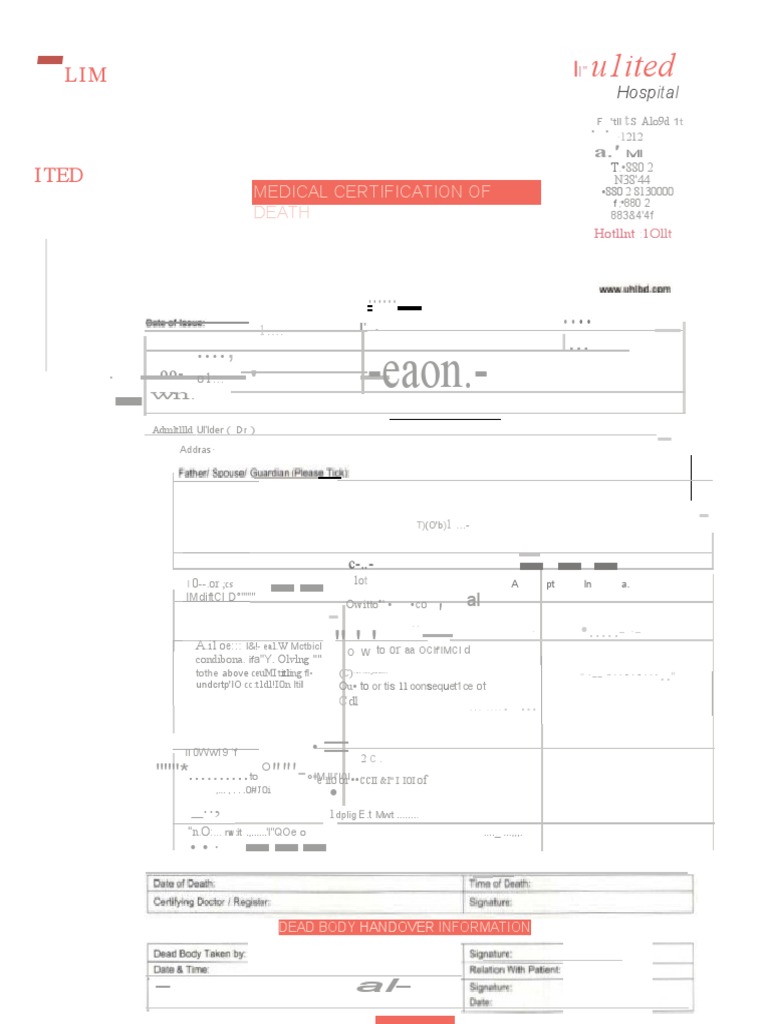 Medical Certifiction Death - Format | PDF | Mac Os
