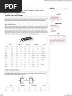 Resistor Sizes and Packages | PDF | Resistor | Electrical Engineering