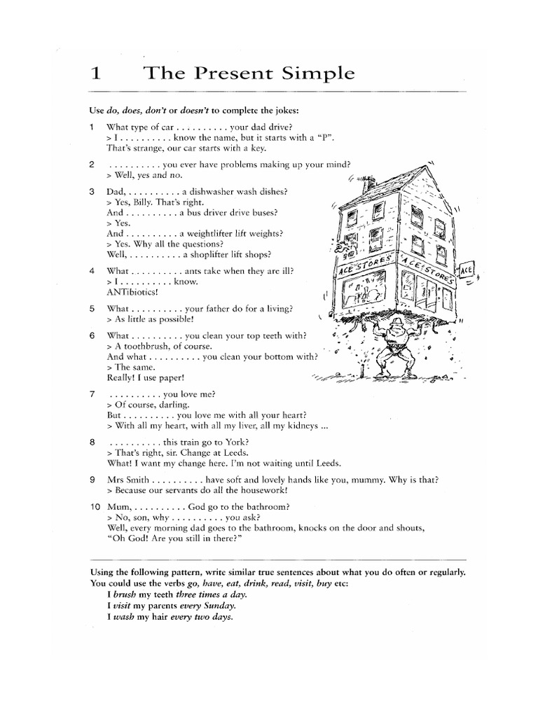 Present Simple... | PDF