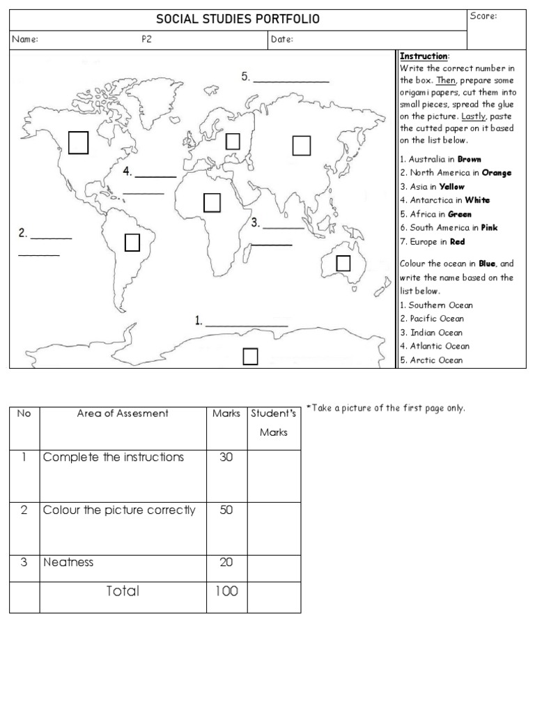 Social Studies P2 - Portfolio 1 | PDF
