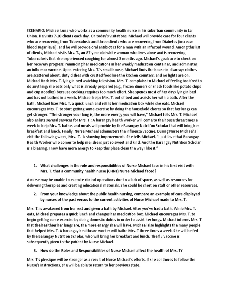 Roles and Responsibilities | PDF | Nursing | Health Professional