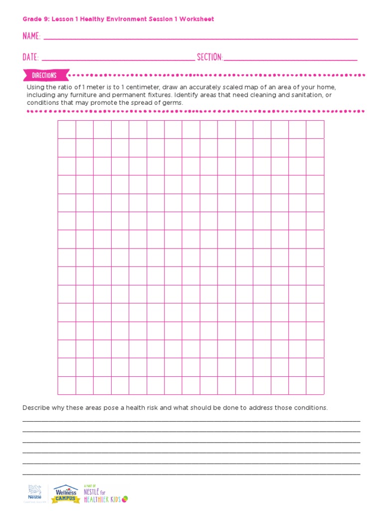 Grade 9 Healthy Environment Worksheet | PDF