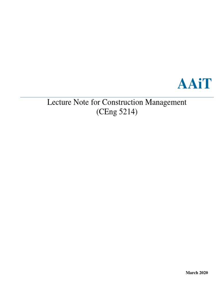 Construction Management | PDF | Project Management | Organizational ...