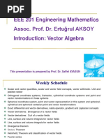 Chapter 1. Griffiths-Vector Analysis - 1.1 1.2 | PDF | Divergence | Vector Calculus