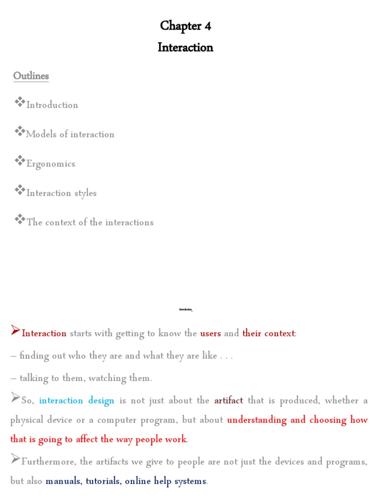 HCI Chapter 4 | PDF | Menu (Computing) | Graphical User Interfaces
