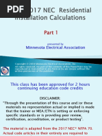 Electrical Design 1 Pec Requirements For Adequate Wiring in Single and ...